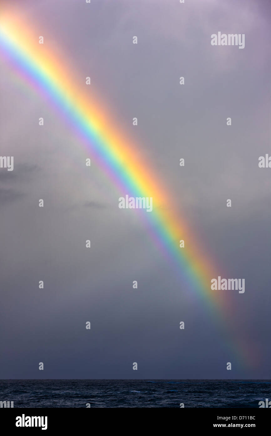 Rainbow formed over the ocean, Maui, Hawaii, USA Stock Photo - Alamy