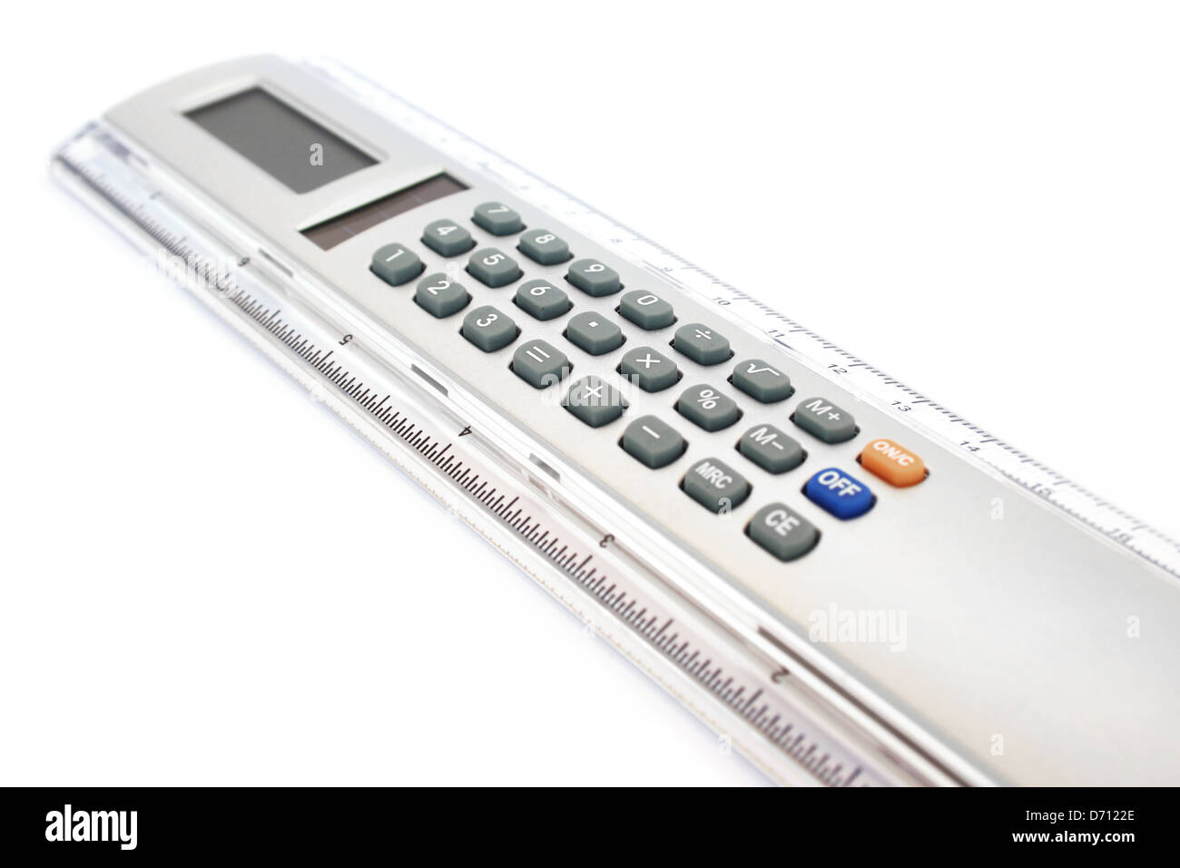 Ruler isolated on white background Stock Photo - Alamy