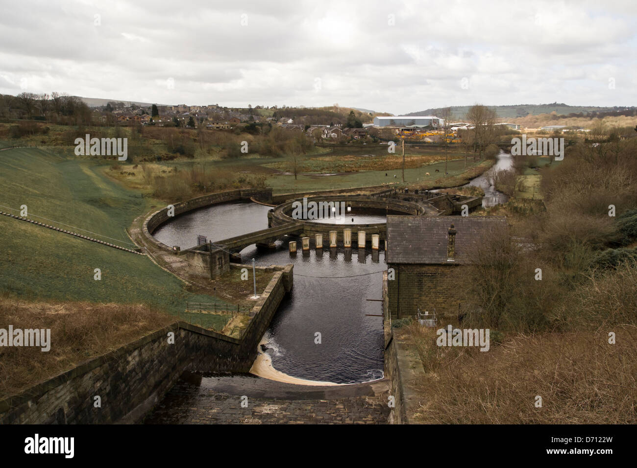 Bottoms Reservoir at the end of the chain of reservoirs along ...