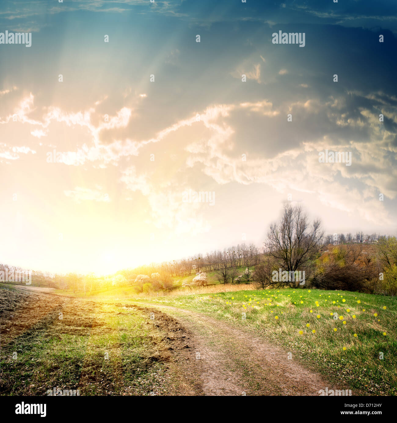 Road disappearing into distance hi-res stock photography and images - Alamy