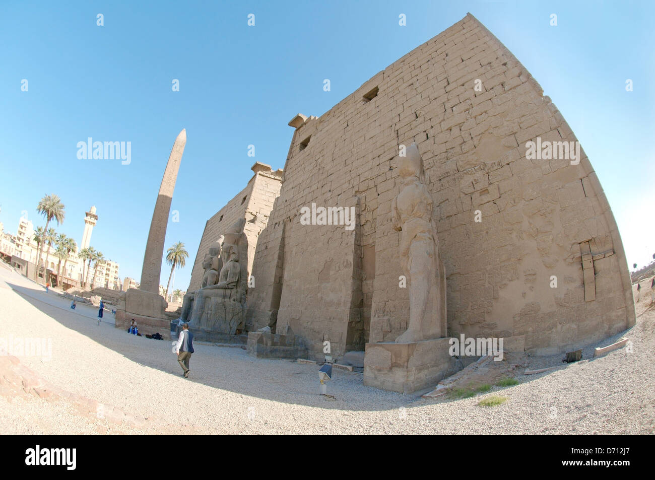 Luxor Temple Complex, Luxor (Thebes), Egypt, Africa Stock Photo - Alamy