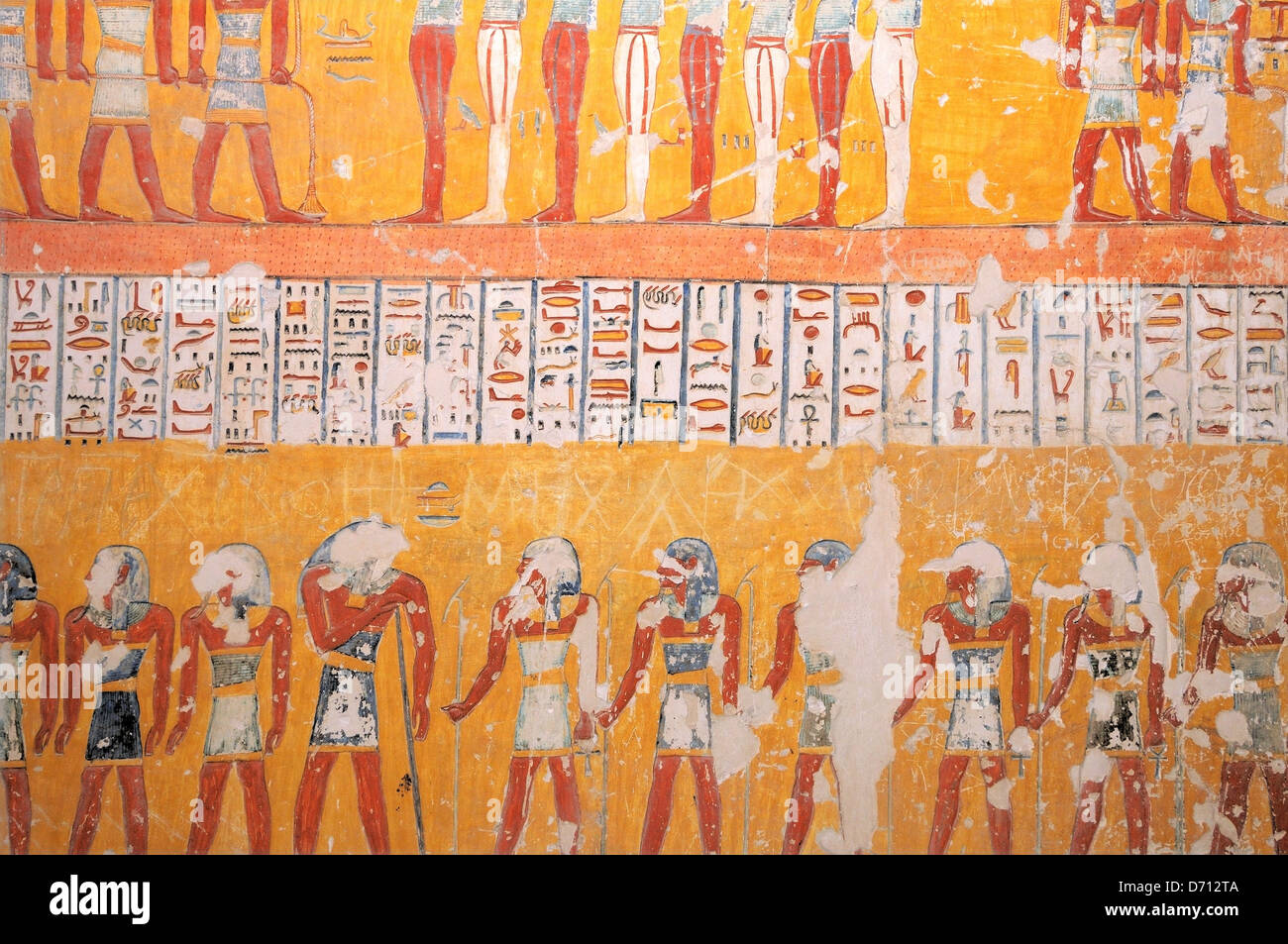 The Interior of Ramesses IV's KV2 royal tomb, East Valley of the Kings ...