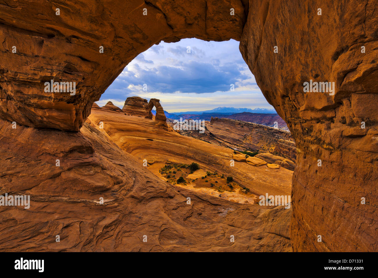 Delicate arch seen in hi-res stock photography and images - Alamy