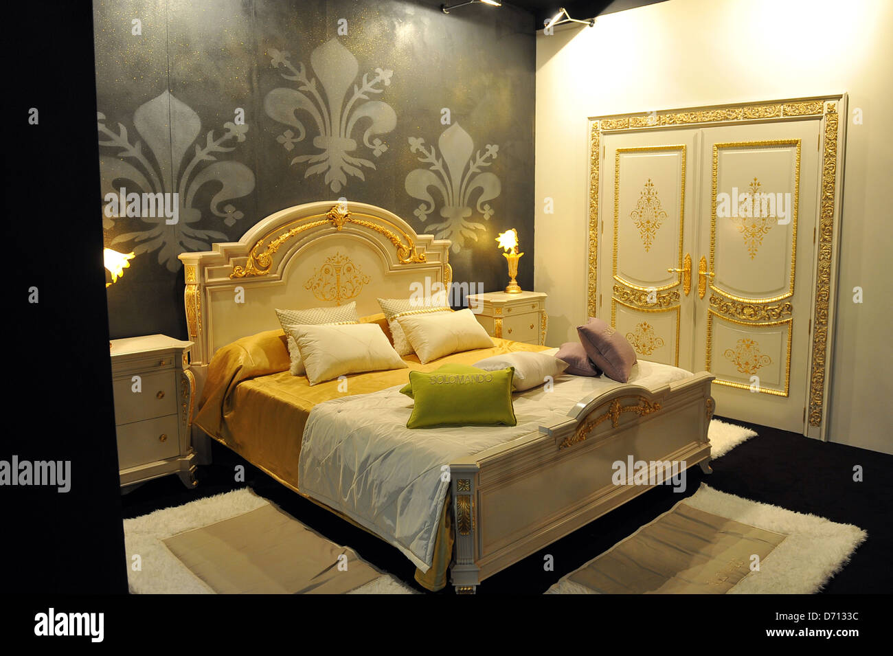 Interior; design; designer; flowers; fruits; wood shelves; books ...