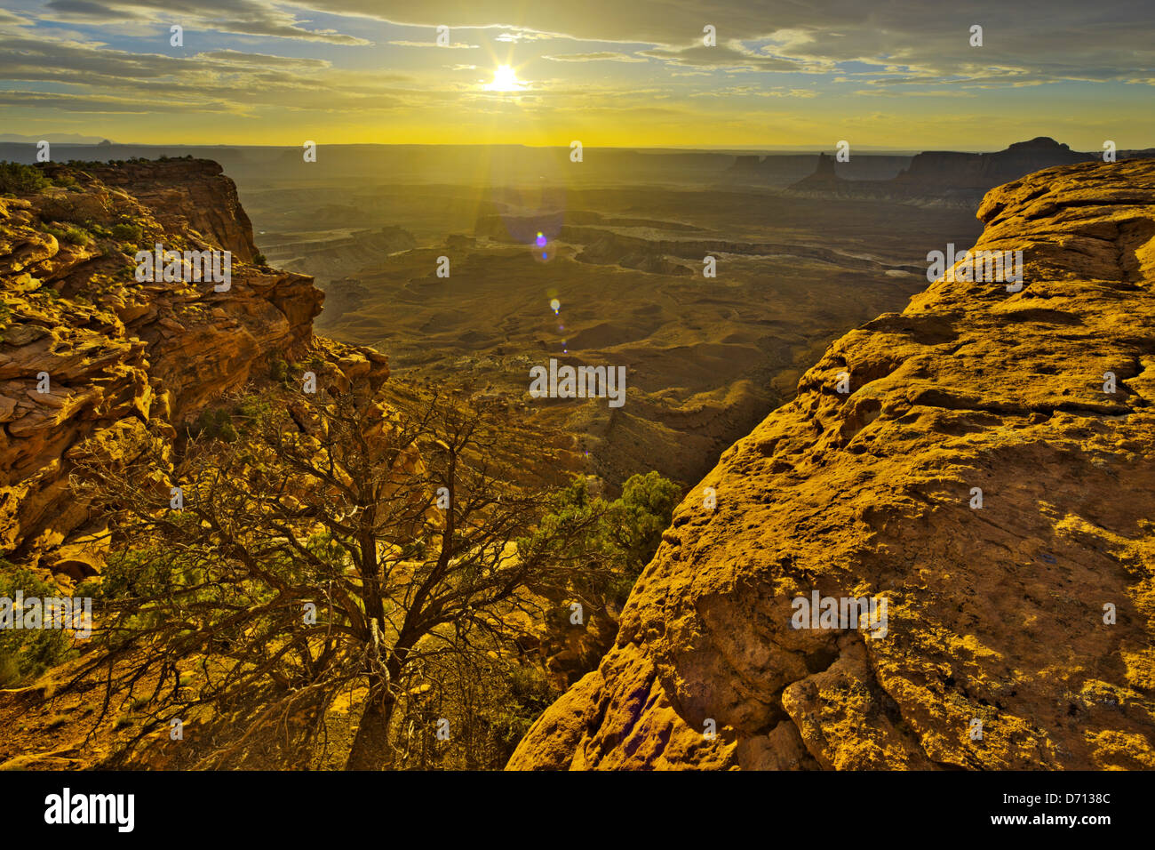 USA, Utah, Canyonlands National Park, Murphy Point Overlook Stock Photo ...