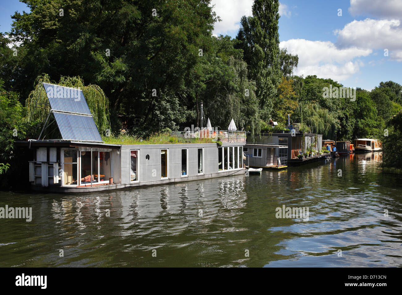 Berlin, Germany, houseboats in Berlin Tiergarten Stock Photo - Alamy