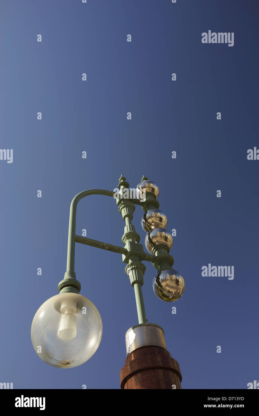 Vintage light post Stock Photo - Alamy