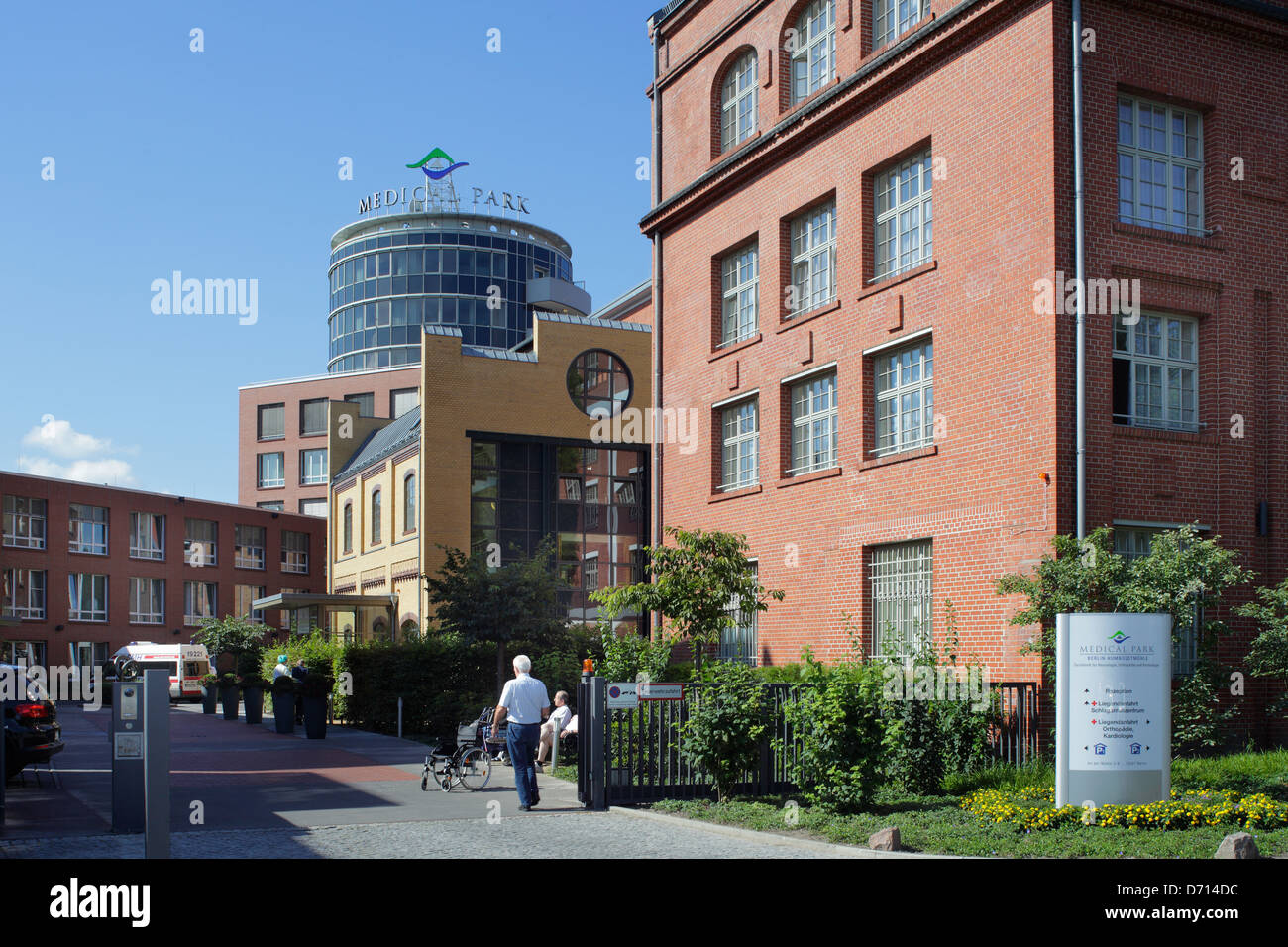 Berlin, Germany, the Medical Park Berlin Humboldt mill Stock Photo - Alamy