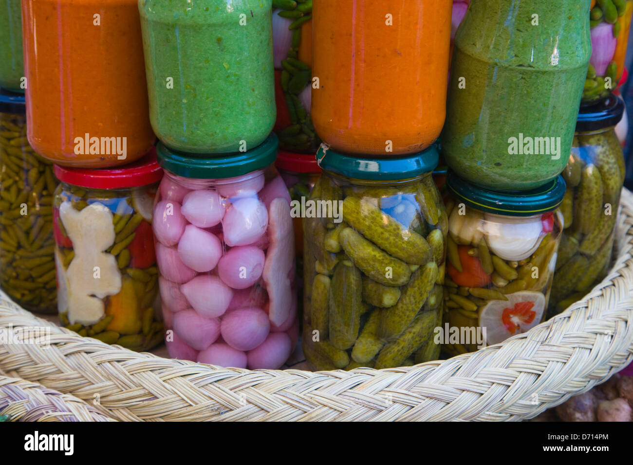 Bottles of pickles hi-res stock photography and images - Alamy