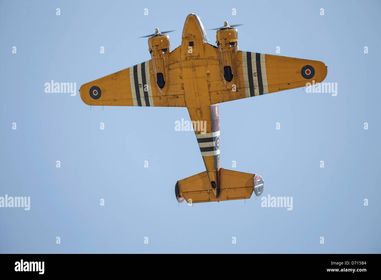USA, Arkansas, North Little Rock, Twin Beech 18 with British military ...