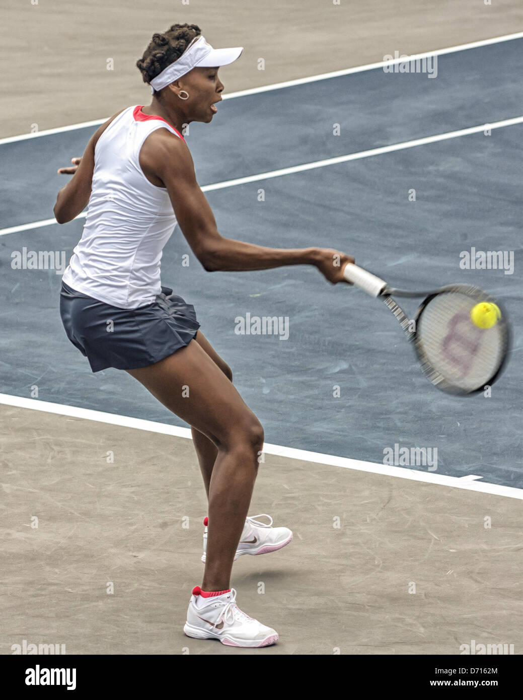 Venus williams u s during match hi-res stock photography and images - Alamy