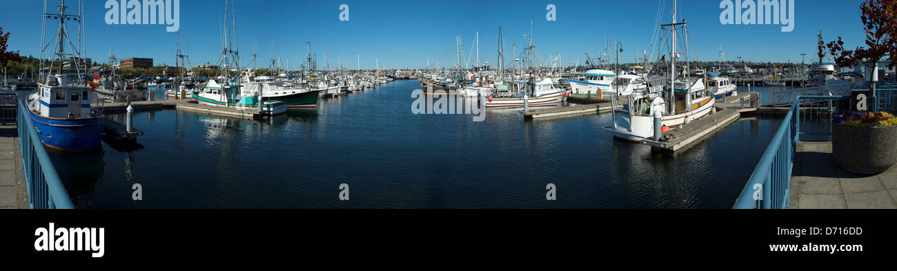 Seattle fishermens terminal hi-res stock photography and images - Alamy