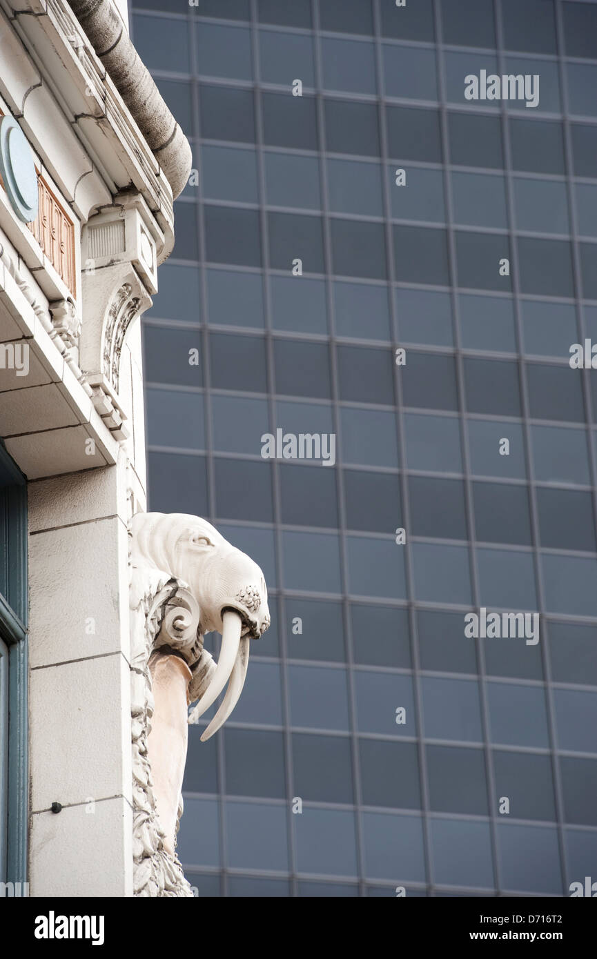 Usa Washington State Seattle Arctic Building (Hilton Hotel) Detail ...