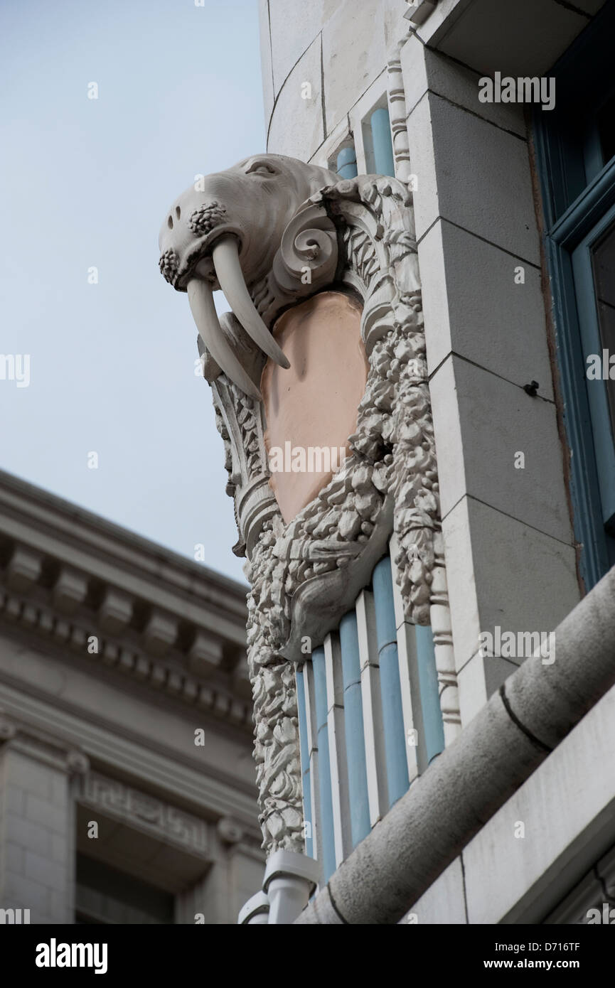 Usa, Washington State, Seattle, Arctic Building (Hilton Hotel), Detail ...