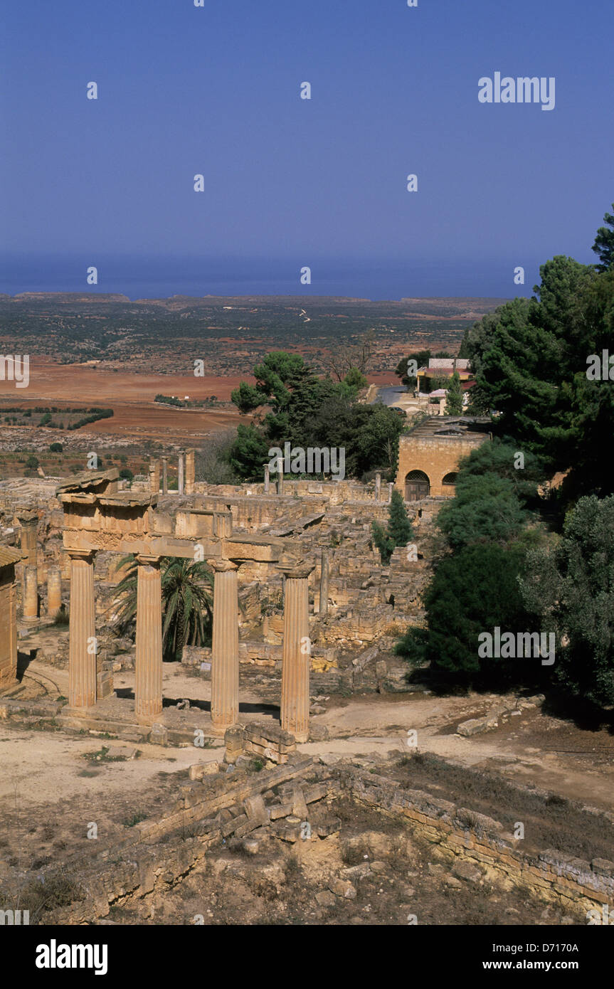 Libya, Near Benghazi, Cyrene, View Of Greek Gate Stock Photo - Alamy