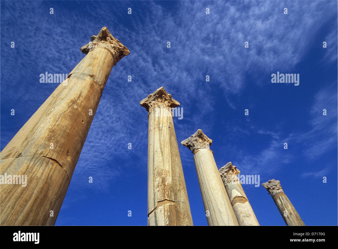 Libya, Near Benghazi, Soussa, Apollonia, Eastern Church, Corinthian ...