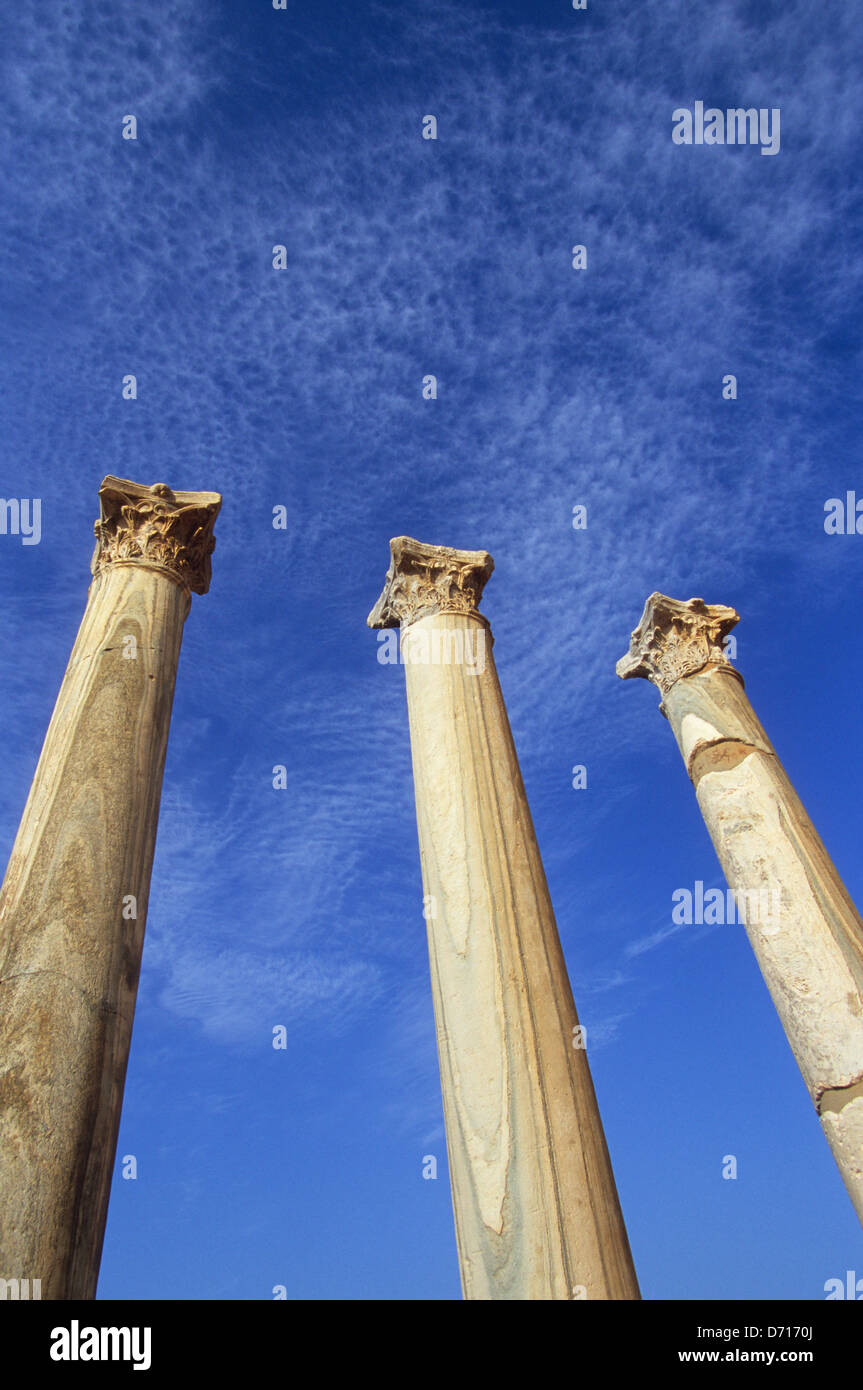 Libya, Near Benghazi, Soussa, Apollonia, Eastern Church, Corinthian ...