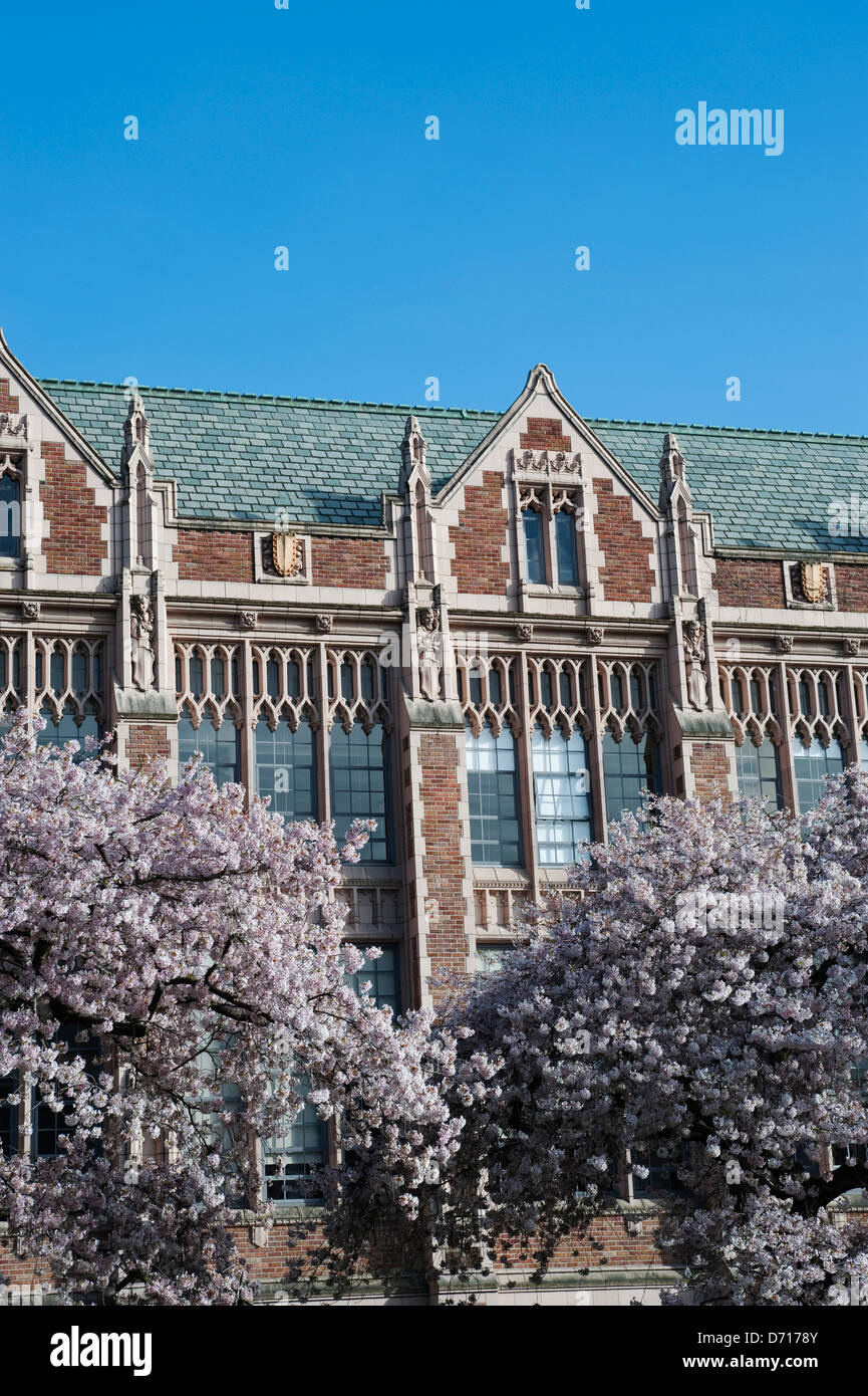 USA, Washington State, Seattle, University Of Washington Campus, The ...
