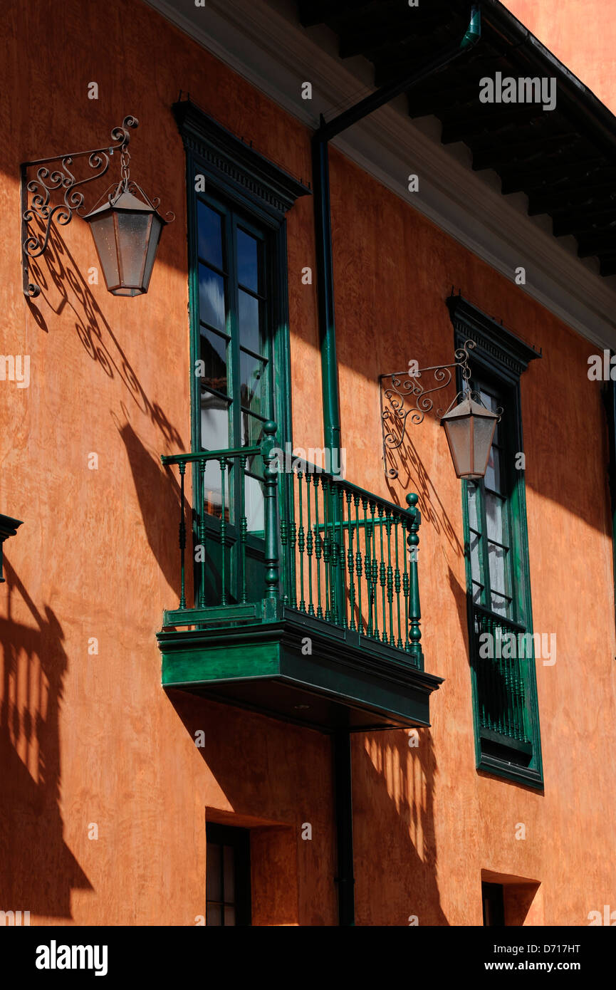 Detail Of Colonial Architecture With Balconies Of Hotel De La Opera In ...
