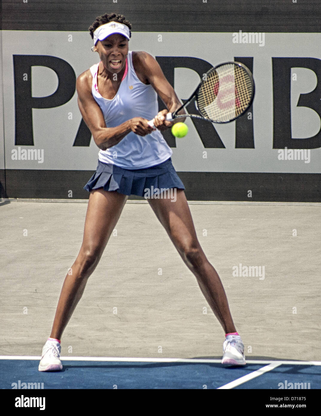 Venus williams u s during match hi-res stock photography and images - Alamy