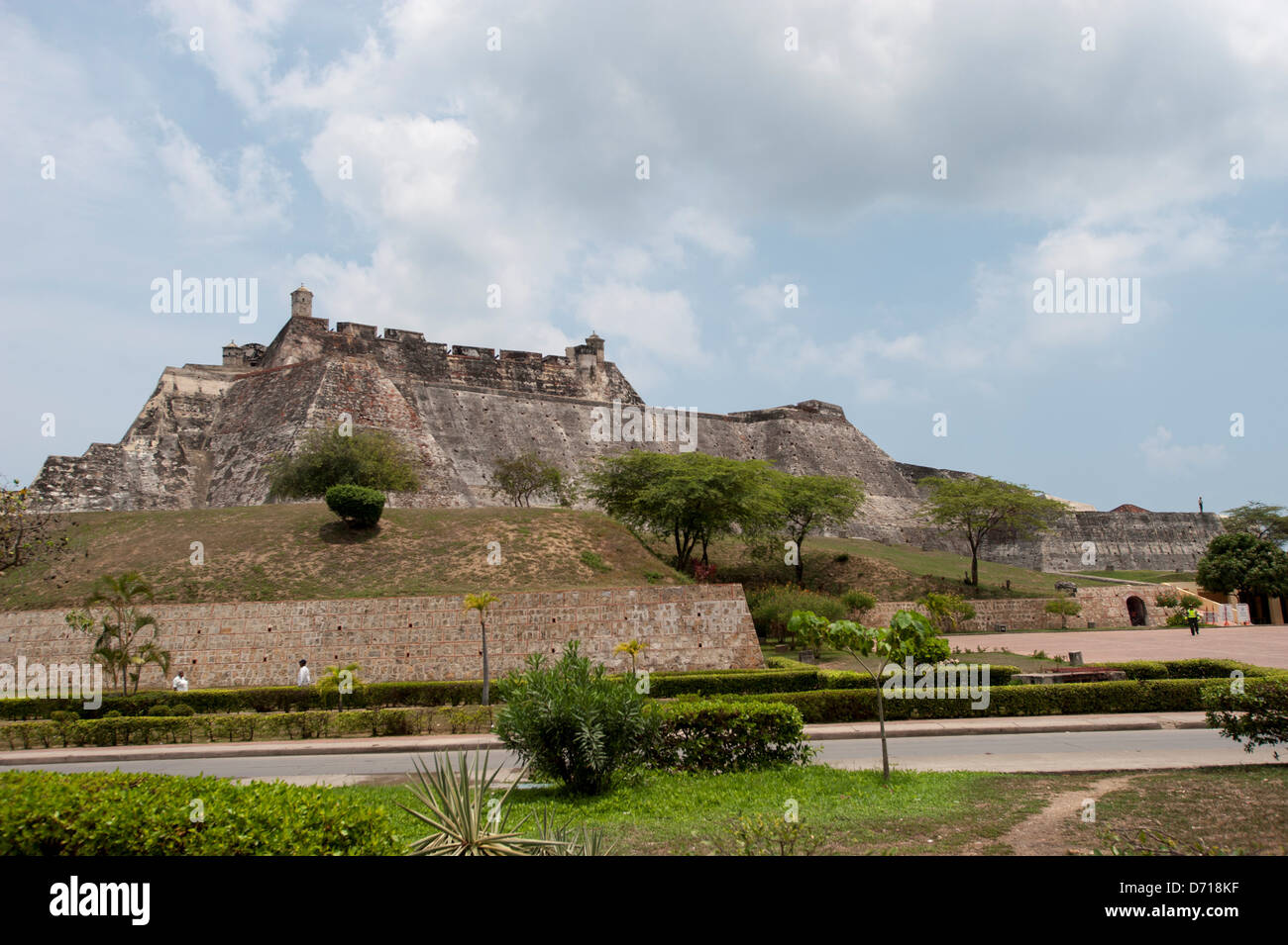 View Of San Felipe Castle In Cartagena, Colombia Stock Photo - Alamy