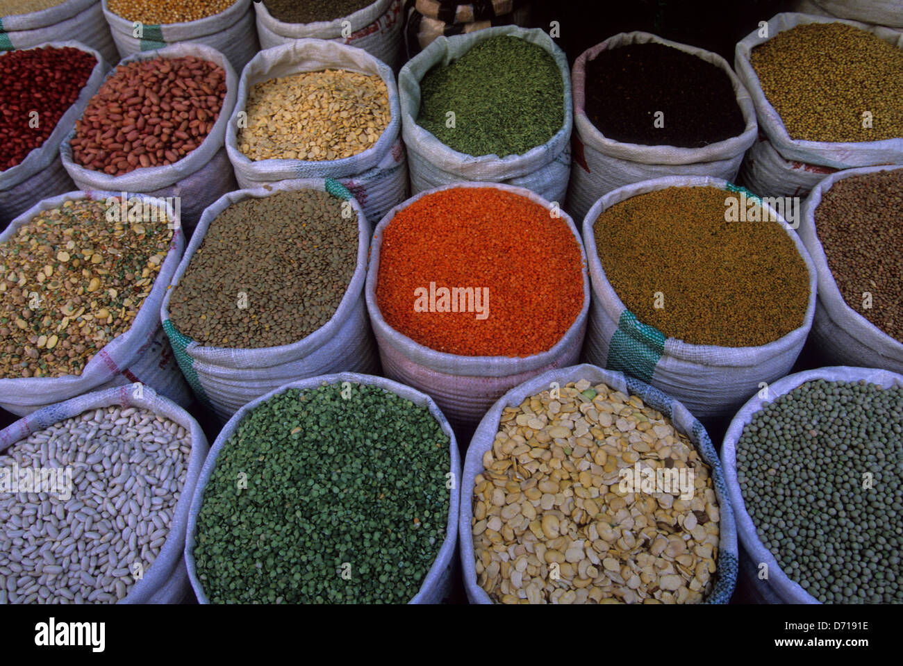 Libya, Tripoli, Medina, Street Scene, Legumes Stock Photo - Alamy
