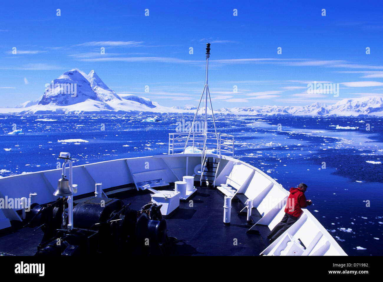Antarctica, Peninsula Area, Ms Clipper Adventurer Stock Photo - Alamy