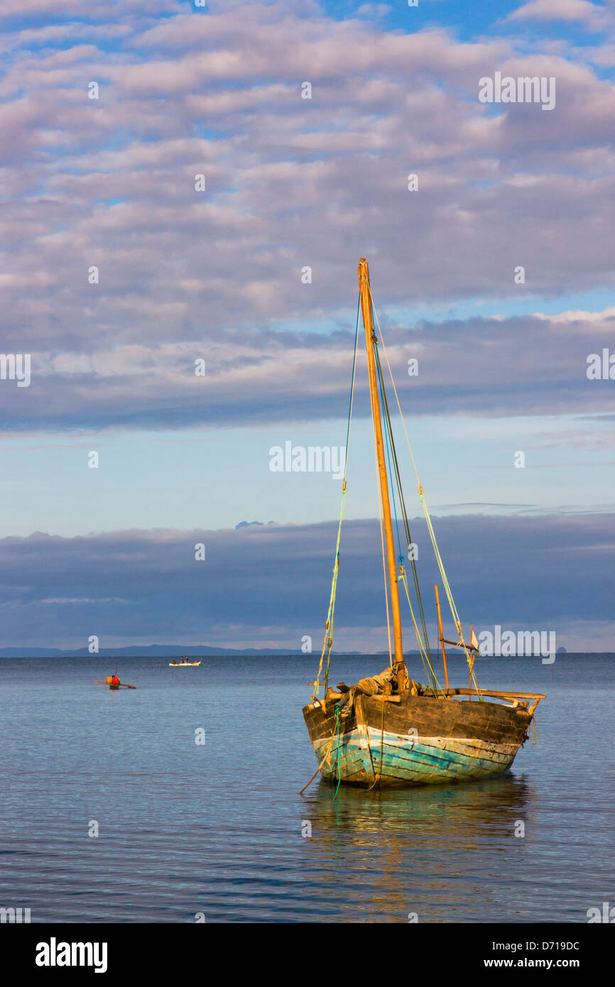 Boats in the sea, Nosy Be, Madagascar Stock Photo - Alamy