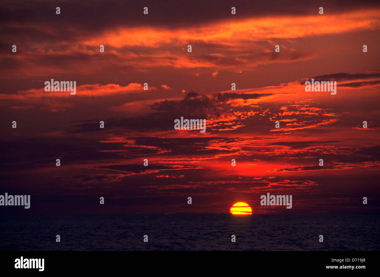 Aegean Sea, Sunset Stock Photo - Alamy