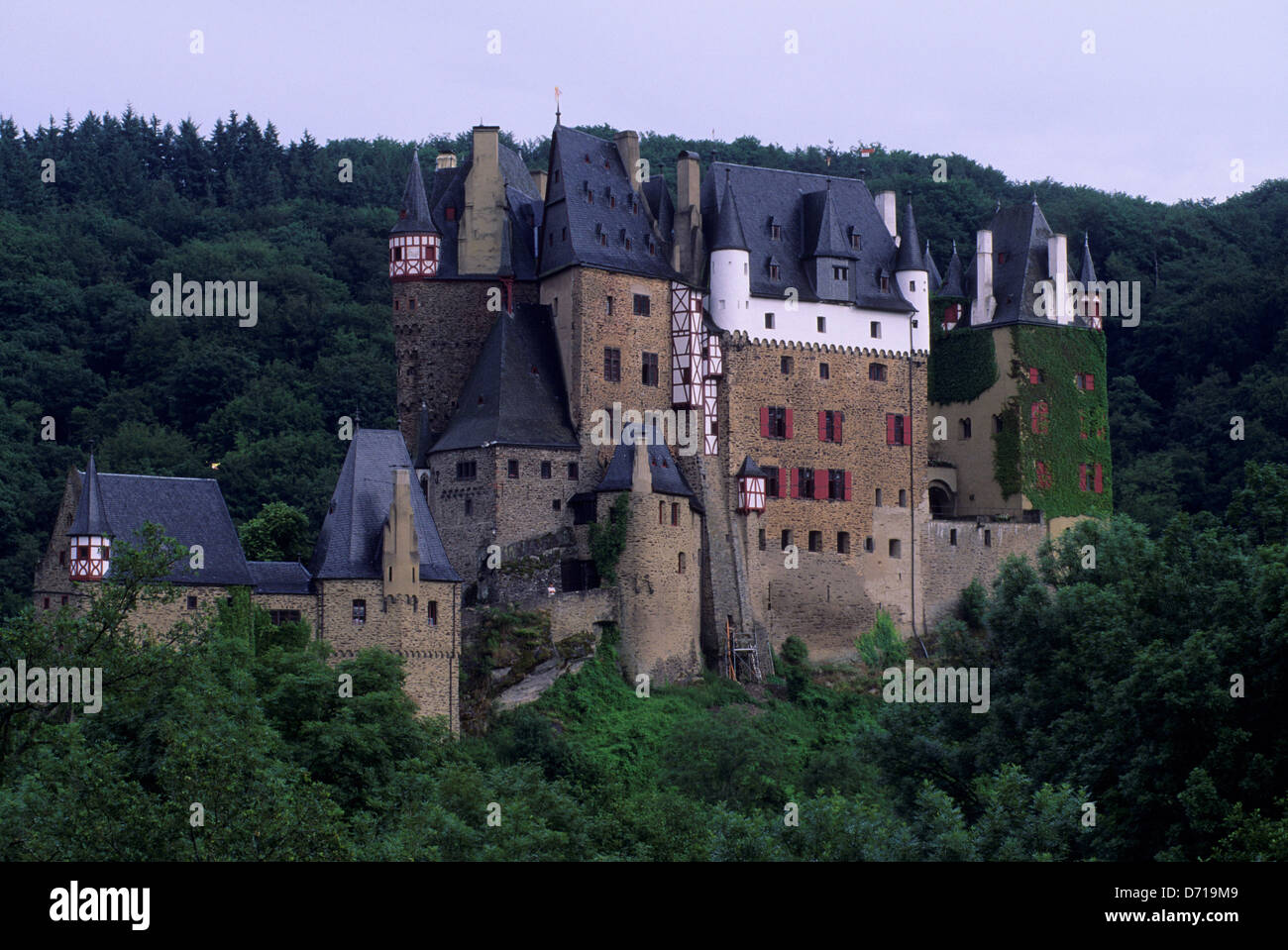 Germany, Mosel River, Near Cochem, Eltz Castle Stock Photo - Alamy