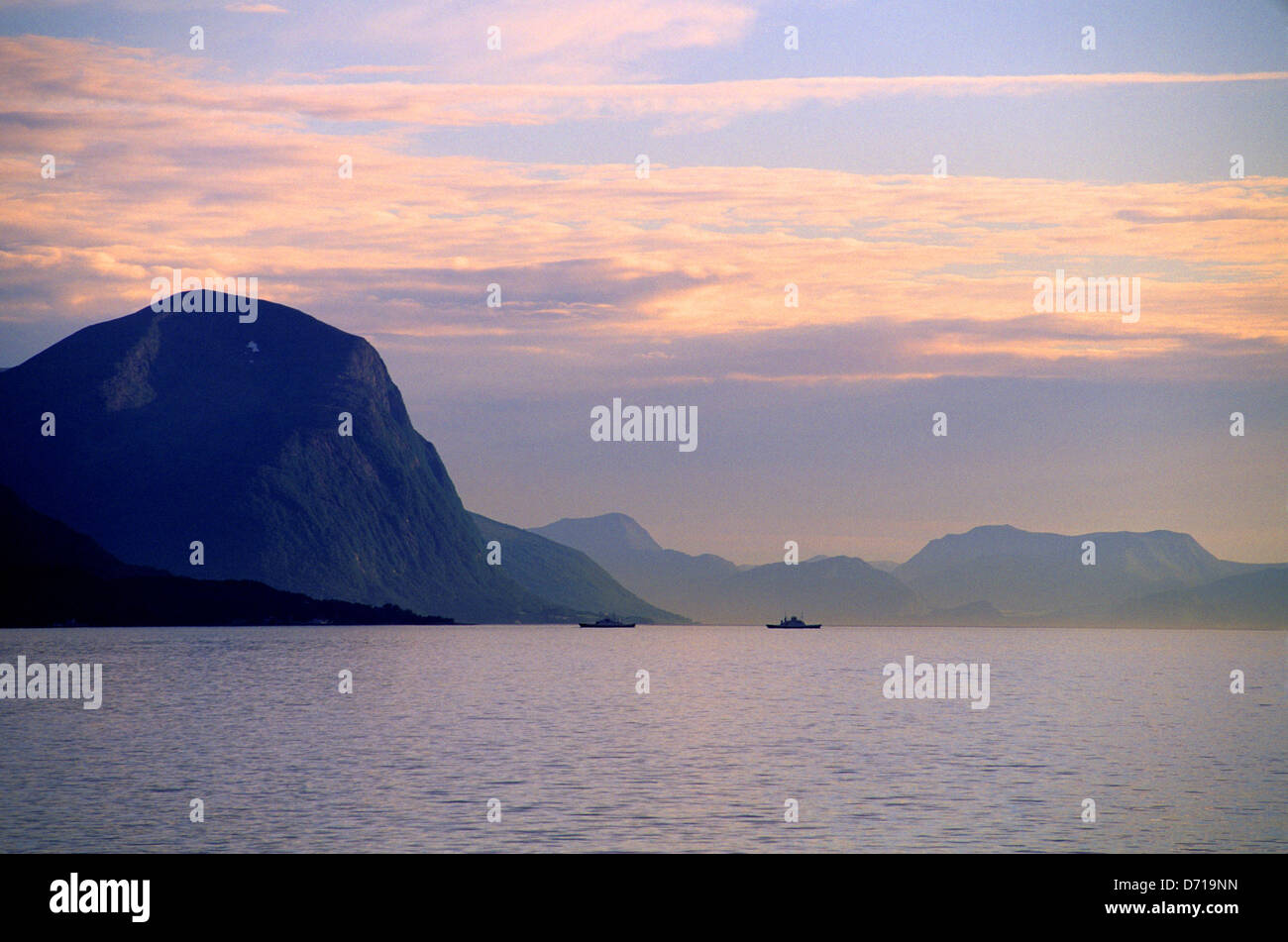 Norway, Storfjord, Ferries Stock Photo - Alamy