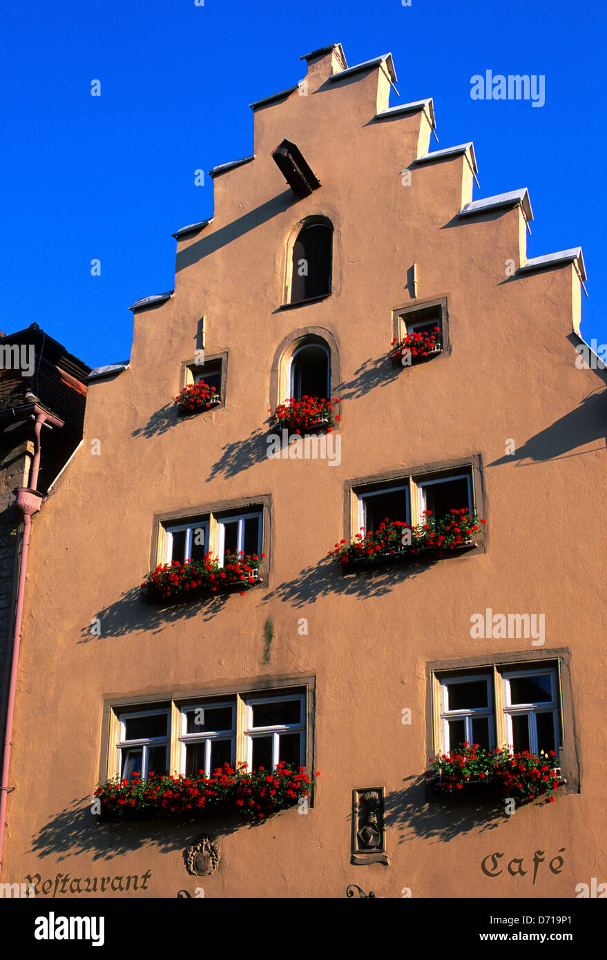 Germany, Rothenburg On The Tauber, Medieval Architecture, Local House ...