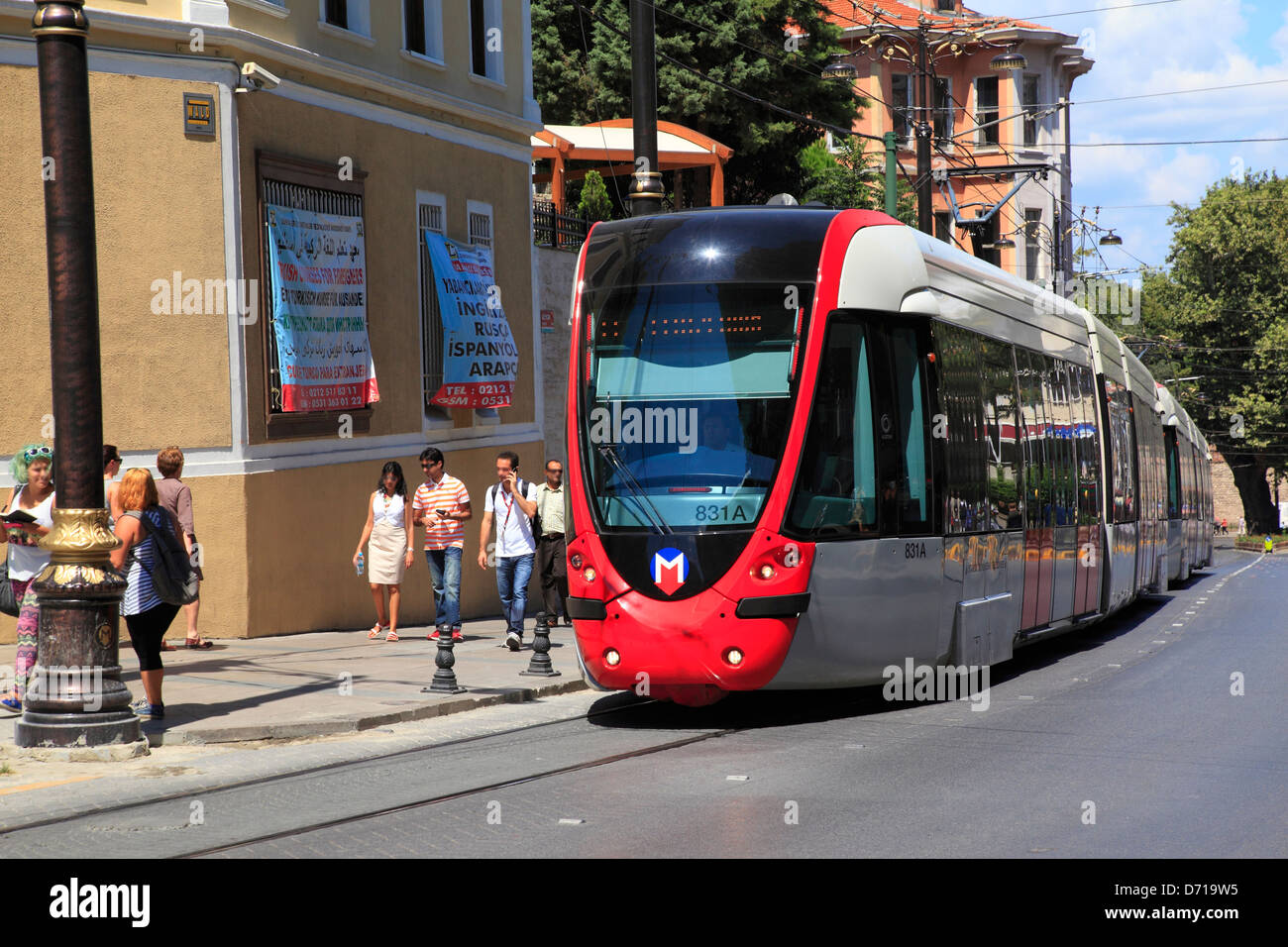 Tram at Istanbul, Turkey Stock Photo - Alamy
