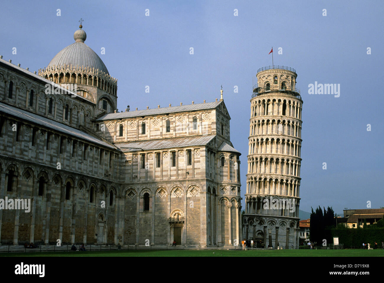Italy, Pisa, Cathedral And Leaning Tower Of Pisa Stock Photo - Alamy