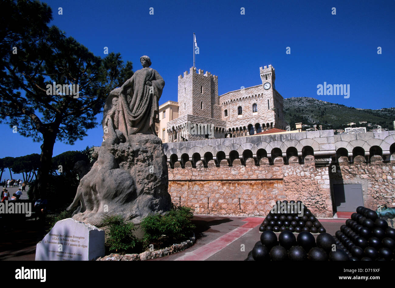 Monaco, Monte Carlo, Prince'S Palace, Historical Monument Stock Photo ...