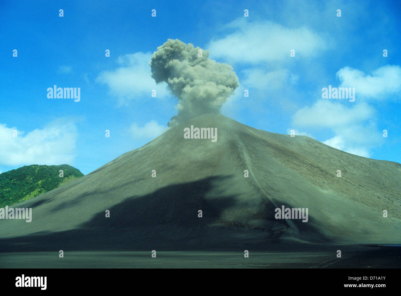 Vanuatu (New Hebrides), Tanna Island, Mt. Yasur, Active Volcano With ...