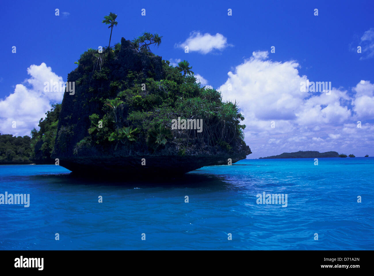 Fiji, Lau Group, Fulanga Island, Lagoon, Limestone Rock Formations ...
