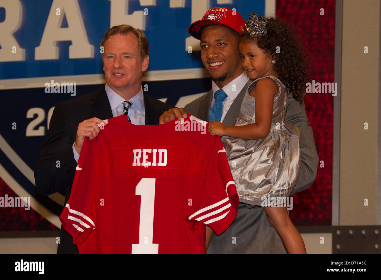 April 25, 2013: Eric Reid, safety from Louisiana State and drafted with ...