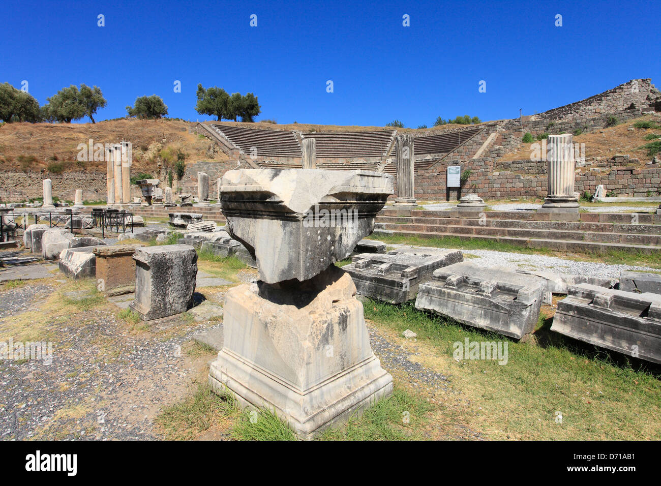 Asclepion of Pergamum, Bergama, Izmir, Turkey Stock Photo - Alamy