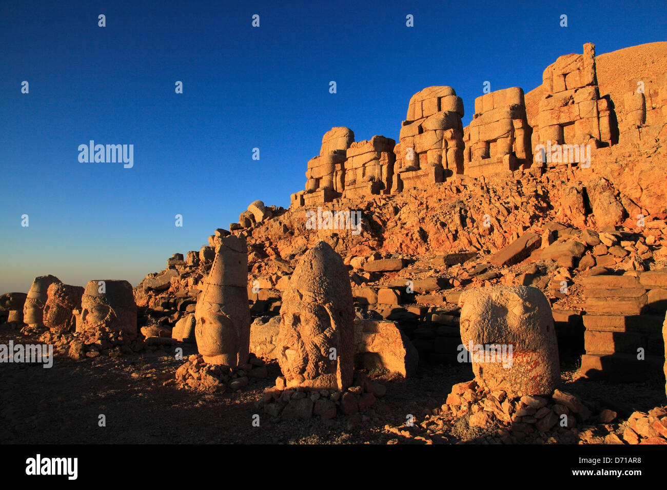 Remains of Nemrut Dagi, Adiyaman, Turkey Stock Photo - Alamy