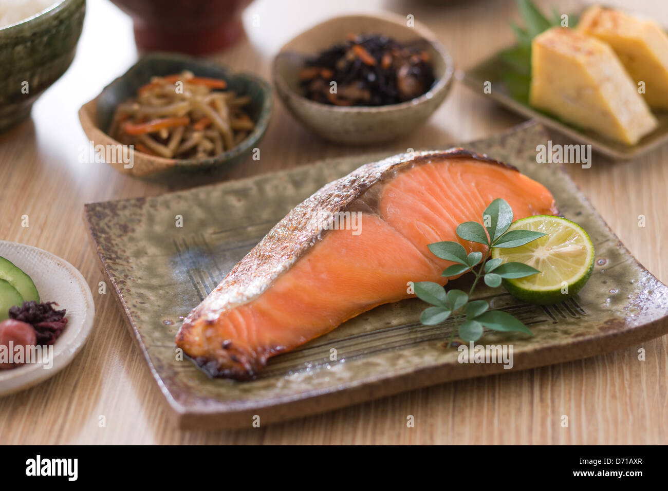 Traditional Japanese Breakfast Stock Photo - Alamy