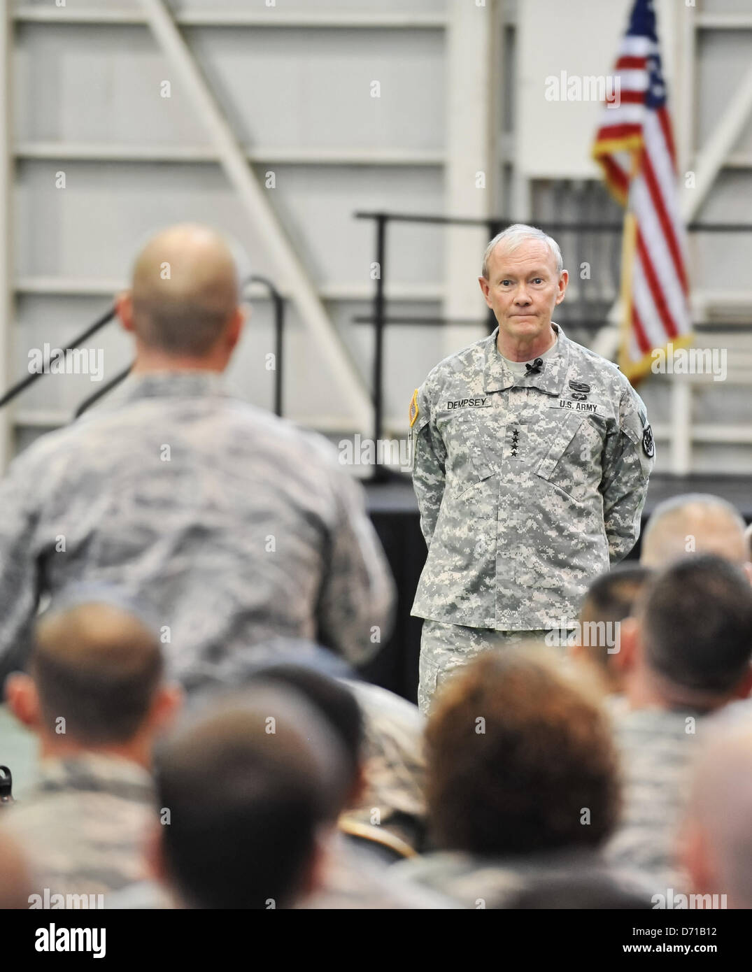 Tokyo, Japan. 25th April, 2013. Gen. Martin E. Dempsey, Yokota Air Base ...