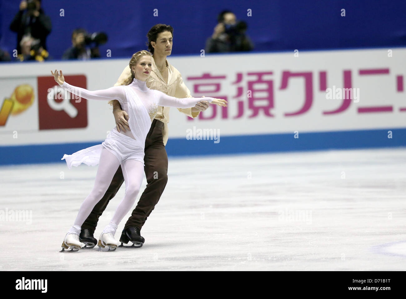 Kaitlyn Weaver & Andrew Poje (CAN), APRIL 12, 2013 - Figure Skating : the Ice Dance free dance ...