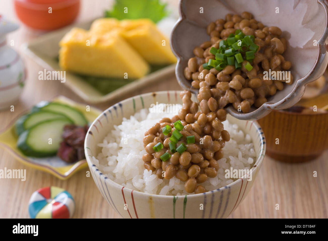 Natto rice hi-res stock photography and images - Alamy