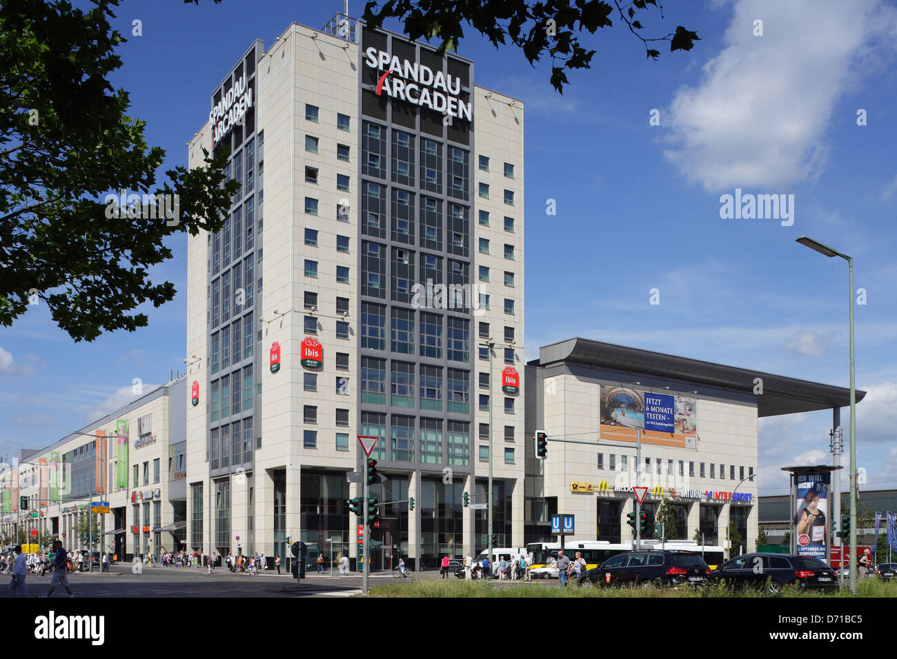 Berlin, Germany, Spandau Arcades in the monastery in Berlin-Spandau ...
