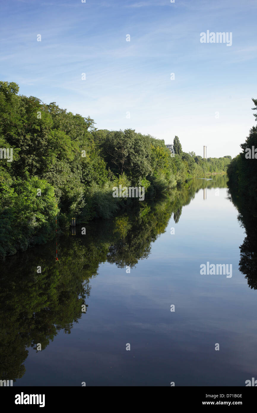 Berlin, Germany, the Teltow Canal in Berlin light field Stock Photo - Alamy