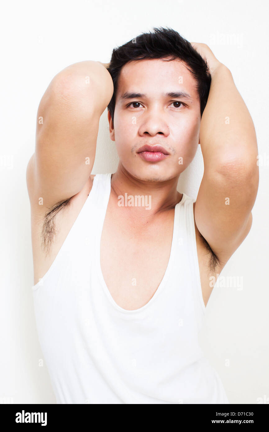 Asian Man,Body Language Stock Photo - Alamy
