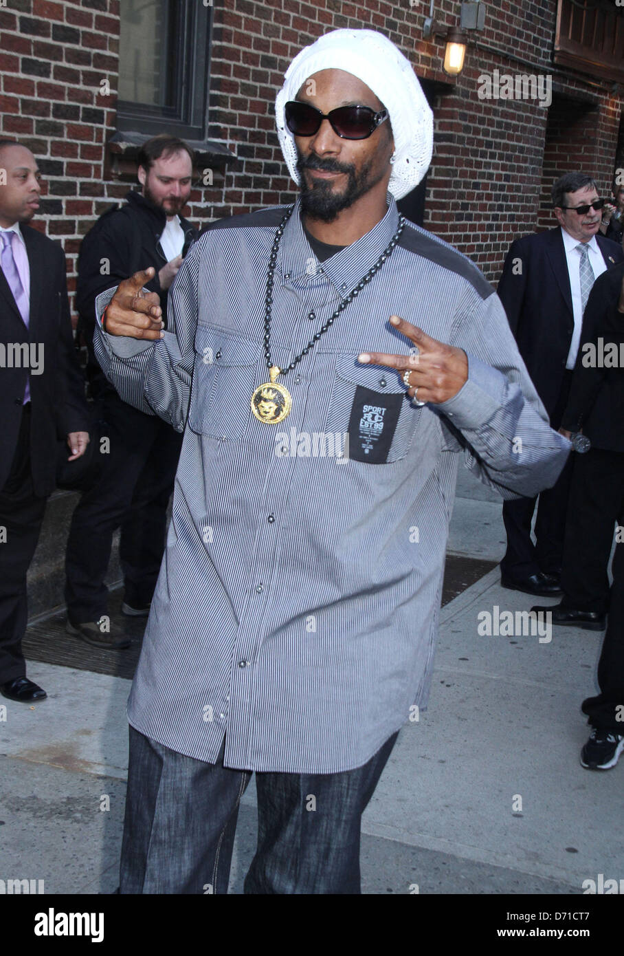 New York, USA. 25th April, 2013. Rapper SNOOP LION at his appearance on ...