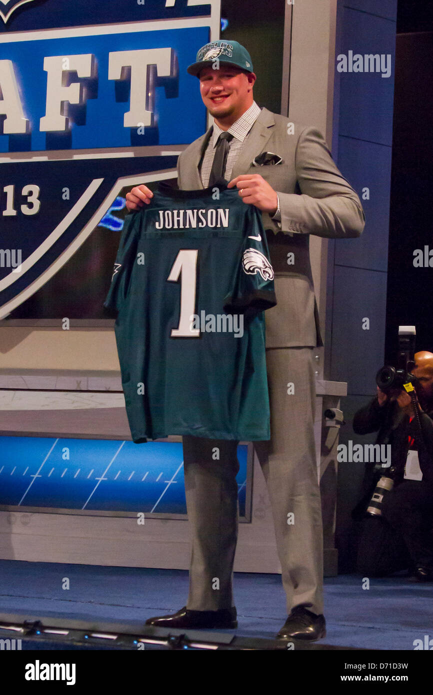 New York City, New York, USA. 25th April, 2013. Lane Johnson, offensive ...