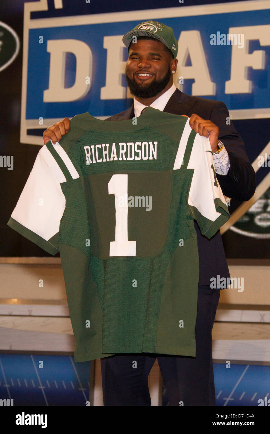 New York City, New York, USA. 25th April, 2013. Sheldon Richardson ...